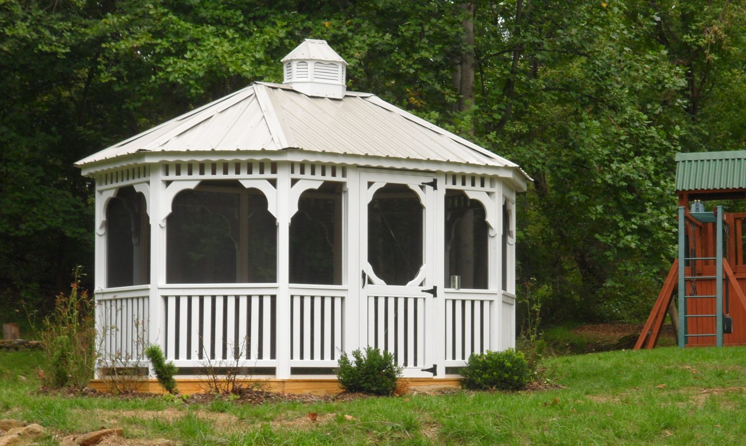 12' x 20' Oval Cedar Gazebo - Gazebo Joe's
