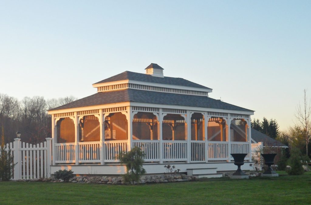 8' x 12' Rectangle Treated Pine Gazebo - Gazebo Joe's
