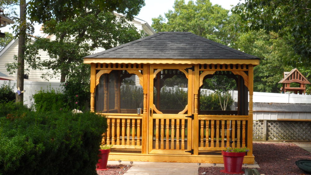 8' x 12' Rectangle Cedar Gazebo - Gazebo Joe's