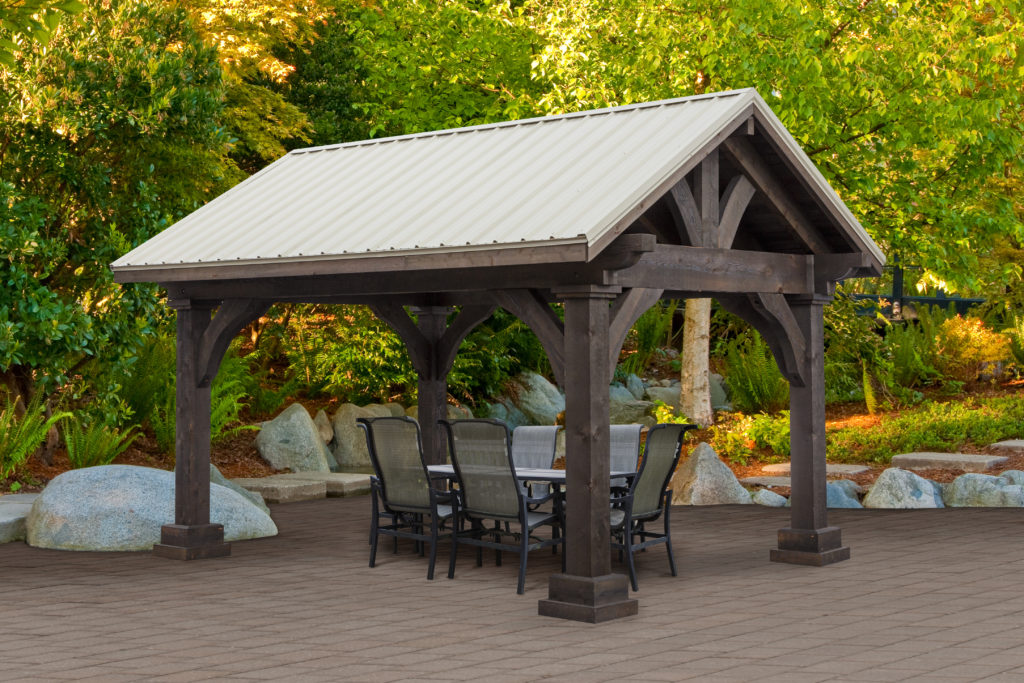 20 X 24 Rough Sawn Cedar Crown Pavilion Gazebo Joes