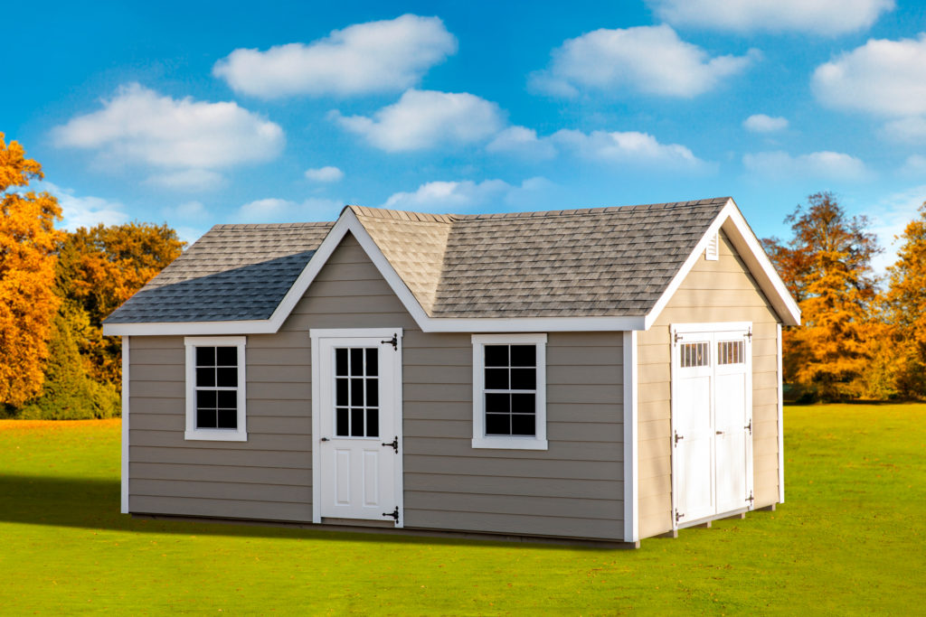 12' x 20' Hamilton Shed - LP Lap Siding w/ Peak Dormer - Gazebo Joe's