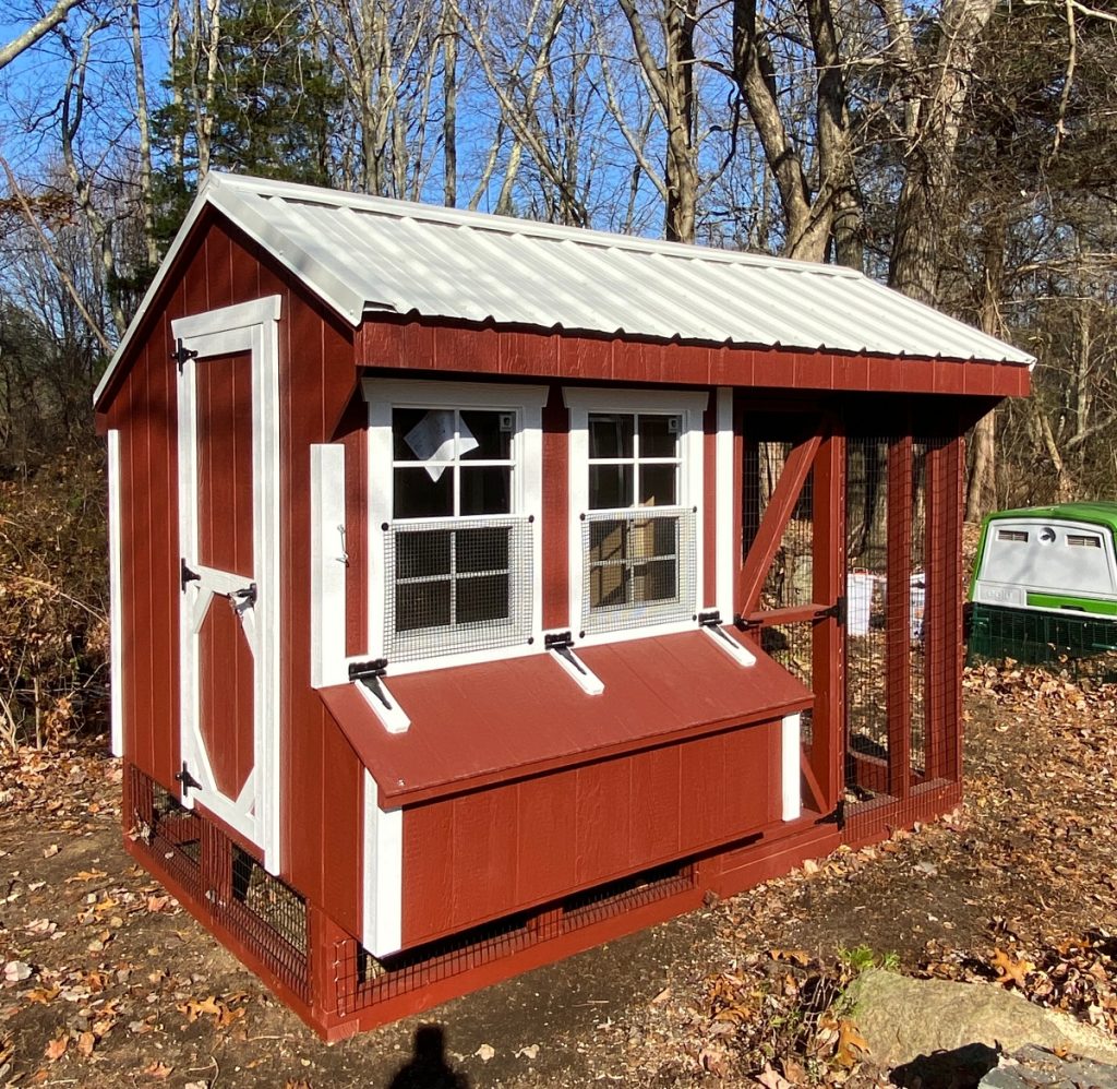 Quaker Chicken Coop with Run - Gazebo Joe's